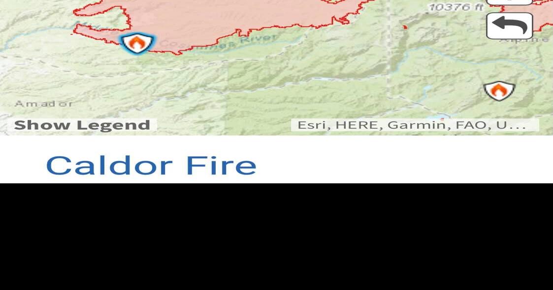 Caldor Fire Update: Containment 93%, All Residential Evacuation ...