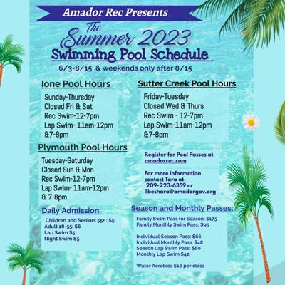 ACRA opens pools in Ione, Plymouth and Sutter Creek this Saturday ...