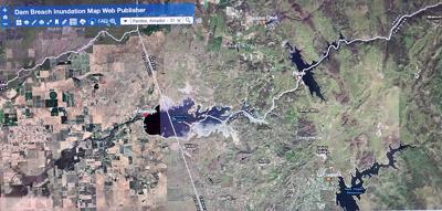 Flood inundation maps for EBMUD Mokelumne River reservoirs available ...