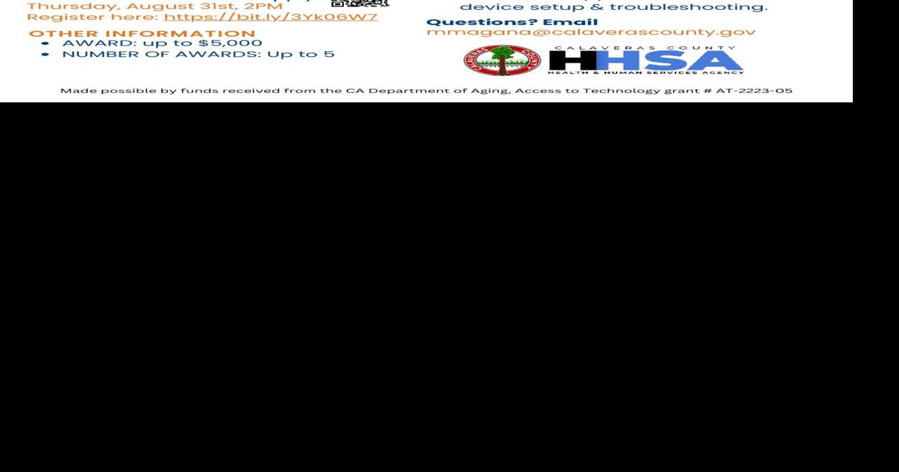 Calaveras Health & Human Services Agency Announces Upcoming Community ...