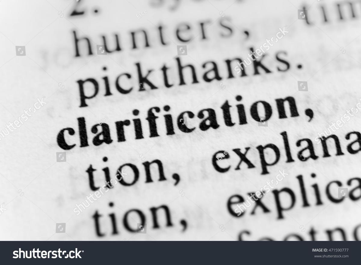 Clarification—letter To The Editor News Ledgernews