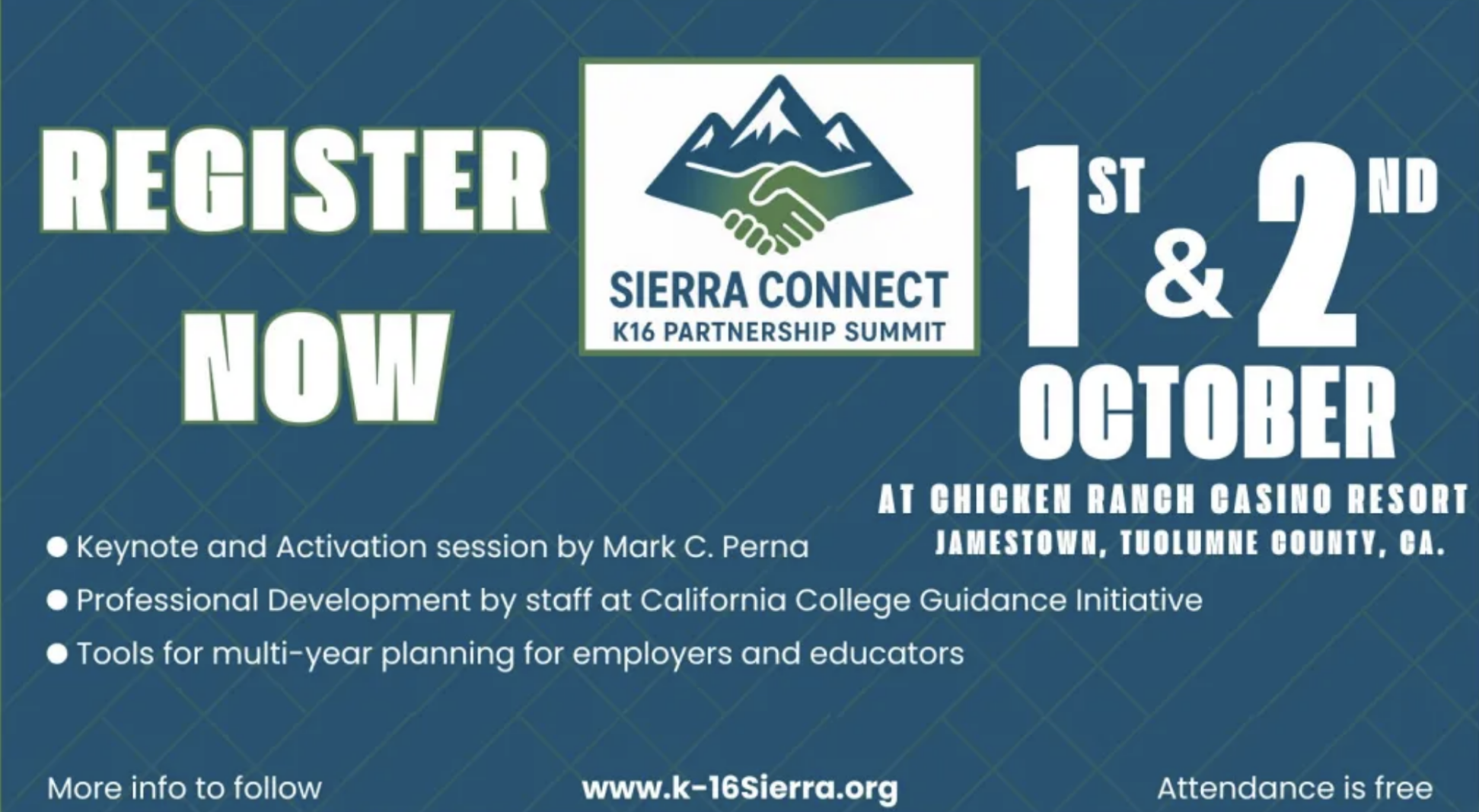 Free “Sierra Connect” K16 Partnership Summit Will Strengthen Pathways to High-Demand Careers ...
