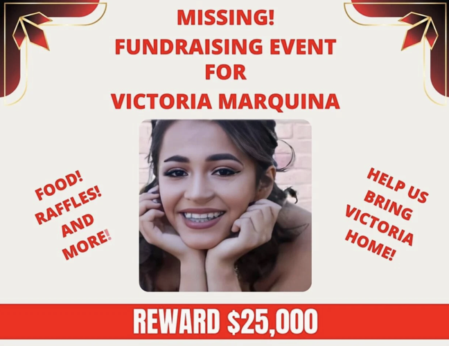 Search for Victoria Marquina continues; fundraiser planned for October ...