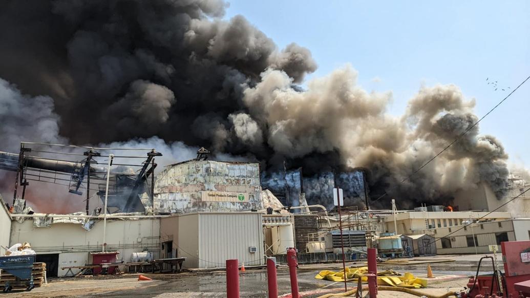 Amador Fire fighting blaze at Ampine mill in Martell | News | ledger.news