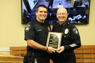 City of Ione awards Officer for going ‘above and beyond’ | News ...
