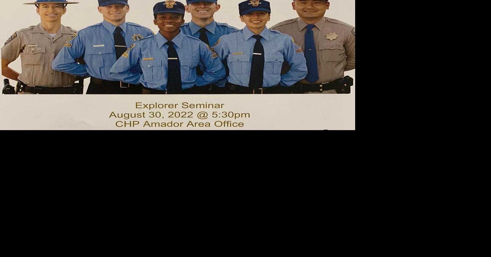 Join the CHP Explorer Program in Amador — August 30th | On the Vine ...