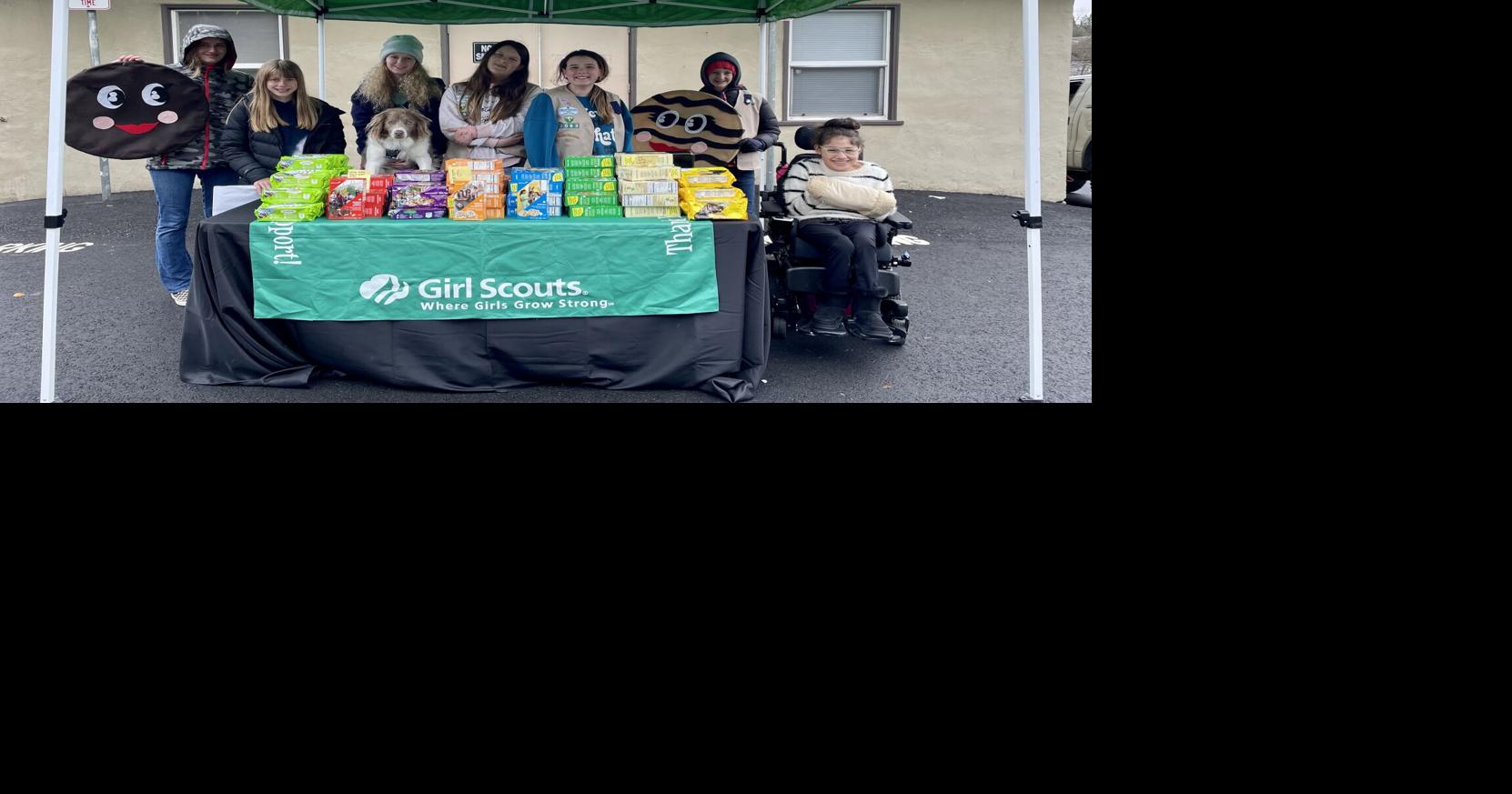 Cold weather doesn’t stop local Girl Scouts from getting cookies to the ...