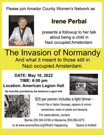 Amador County Women's Network Presents an Evening with Irene Perbal ...