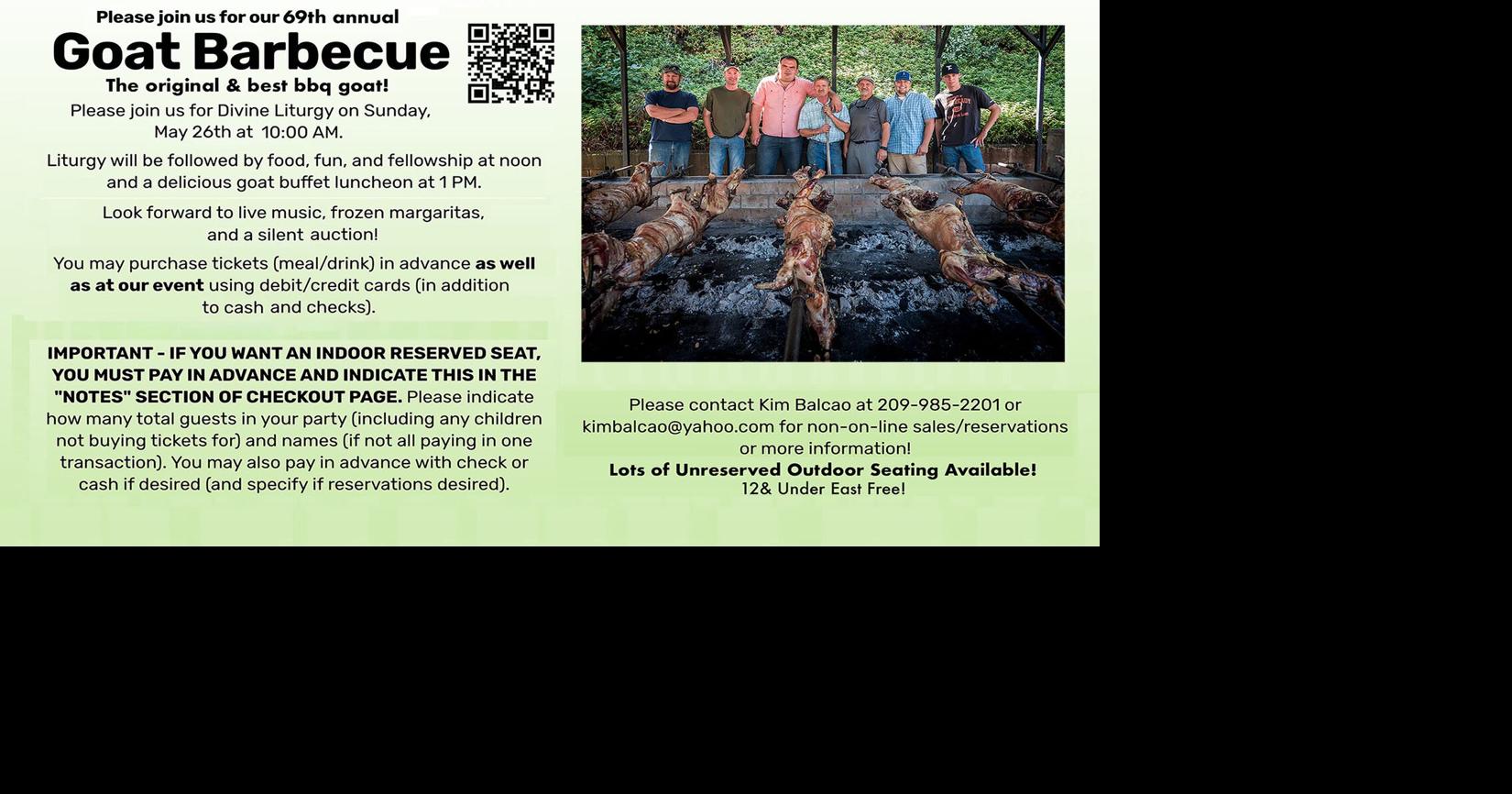 St. Sava 69th Annual Goat Barbecue | Calendar | ledger.news