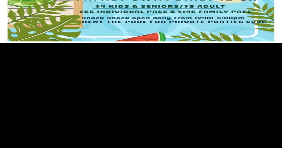 City of Ione Summer 2024 Pool Line Up | On the Vine | ledger.news