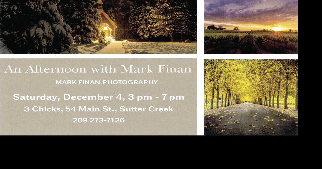 An Afternoon With Mark Finan — Saturday, December 4 | On the Vine ...