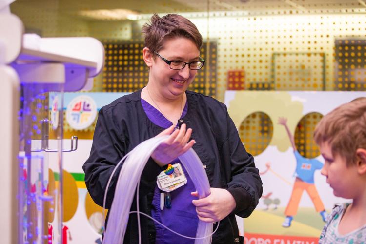 The power of play: Child Life Department meets pediatric patients ...