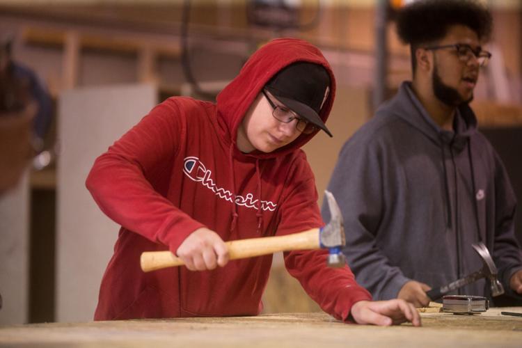Photos: Carpentry students work on homes at CCCTC | | lincolnjournal.com