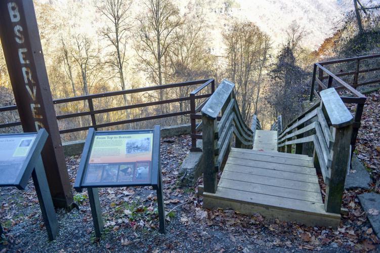 National Park Service reopens 821-step stairway to Kaymoor Bottom ...