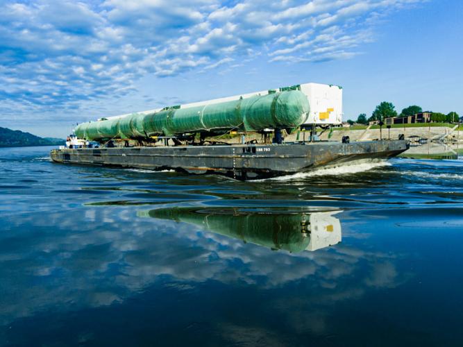 Tug boat, towboat used in unique tow of equipment to Nucor | Lincoln ...