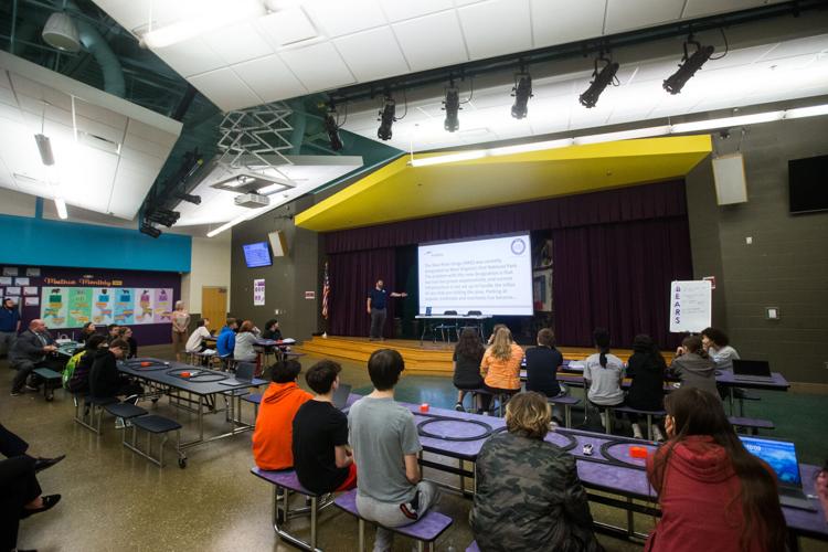 Photos: STEAM TAC visits Huntington East Middle School ...