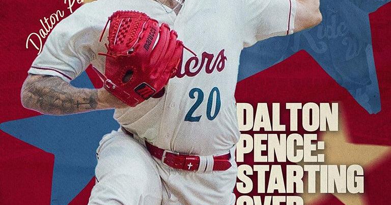 Pence makes cover of AA game program | Cherryville Eagle ...