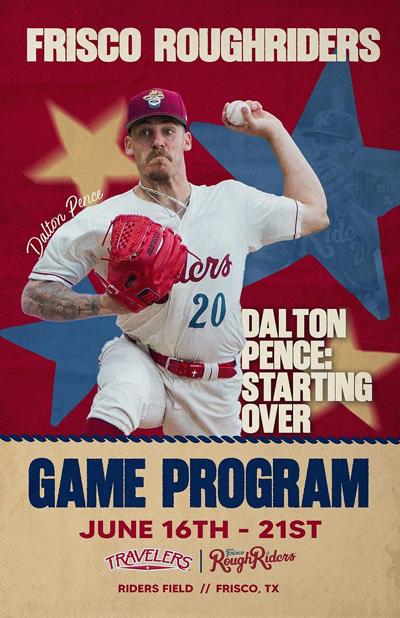Pence makes cover of AA game program | Cherryville Eagle ...