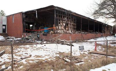 Abandoned mill catches fire again | Top | lincolntimesnews.com