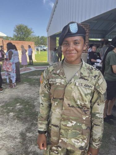 Army National Guard helps a North Lincoln High School student find her ...