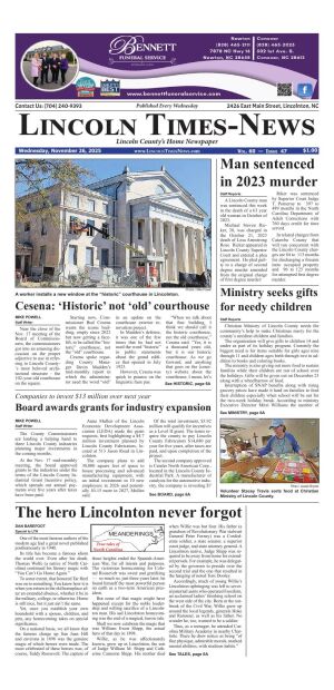 Page 1A | e-Edition | lincolntimesnews.com