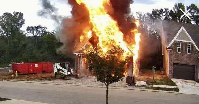 House under construction without sheetrock intensified fire, damaging ...