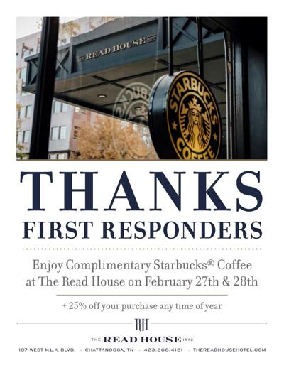 Read House offering complimentary Starbucks to First Responders | Local ...