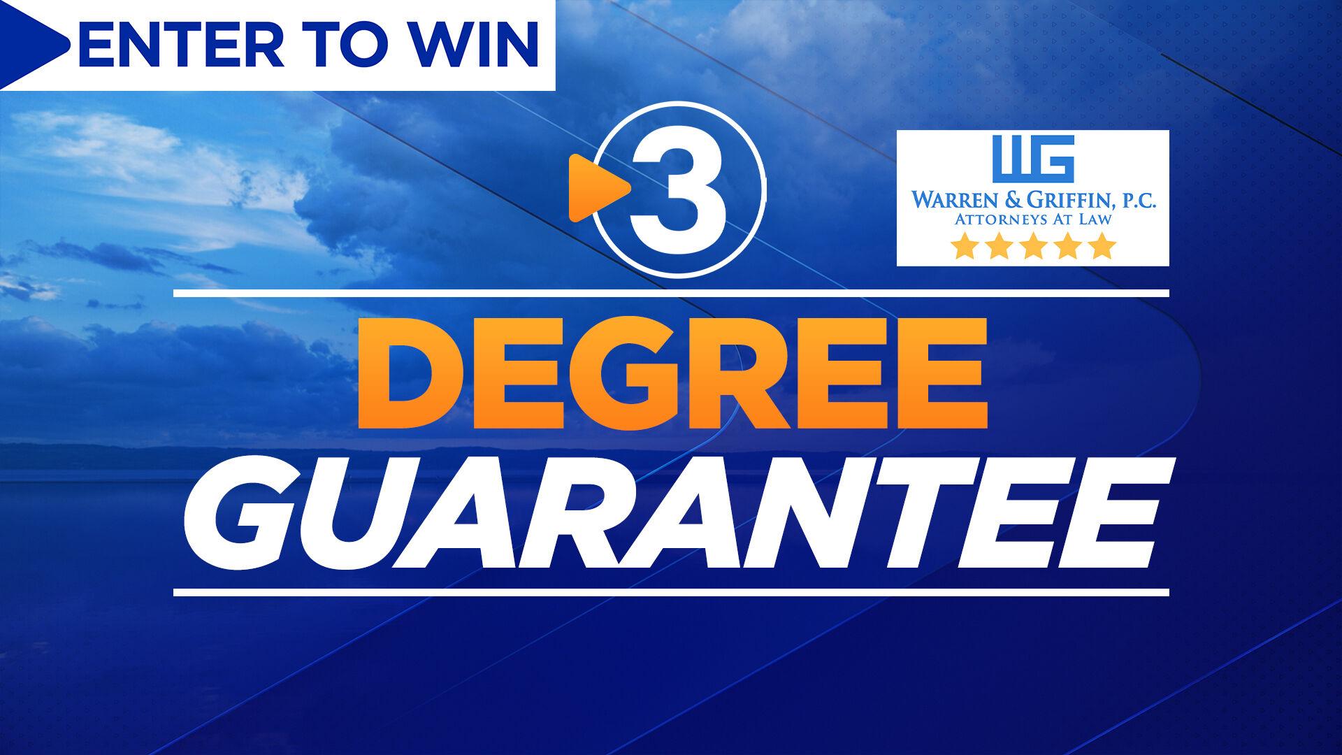 3 Degree Guarantee rules | Contests | local3news.com