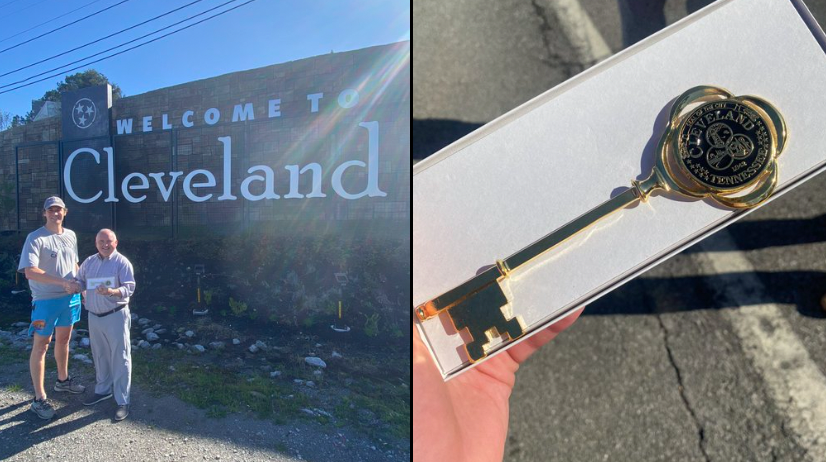 Man traveling to cities named Cleveland receives key to city from Mayor ...