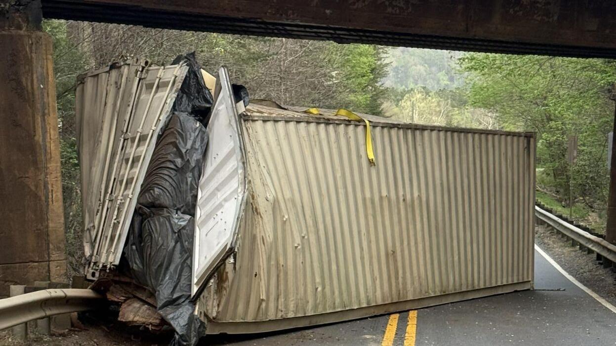 Impact of Old Hwy 411's tractor-trailer collision | Local News ...