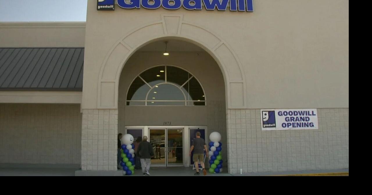 Shoppers line up for Goodwill's grand opening as more consumers are ...