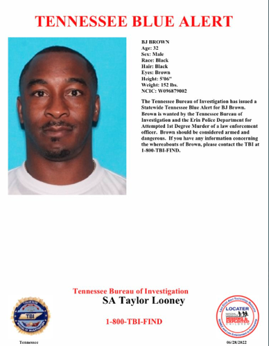 UPDATE: Blue Alert suspect BJ Brown captured | Local News | local3news.com