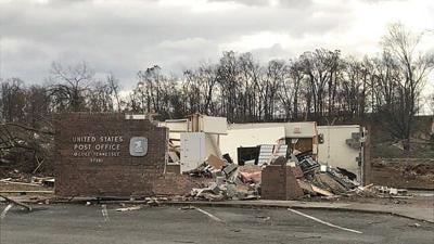 Ocoee Post Office destroyed by tornado, Gatlinburg Post Office reopens ...