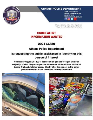 Athens Police Department seeking name of person of interest in car ...