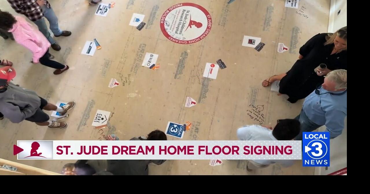 Floor signing held Wednesday at 2025 St. Jude Dream Home in Soddy Daisy ...