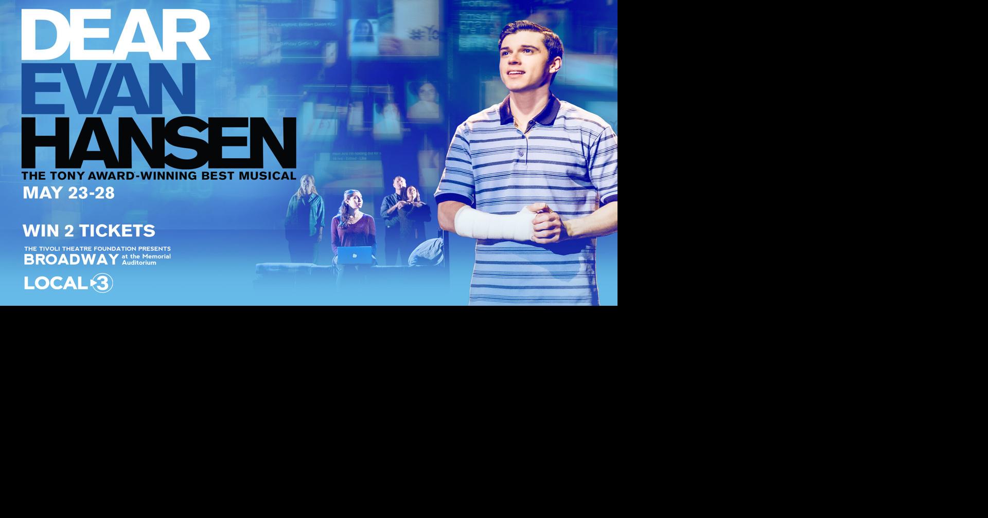 WRCB “Dear Evan Hansen Tickets” Contest | Contests | local3news.com