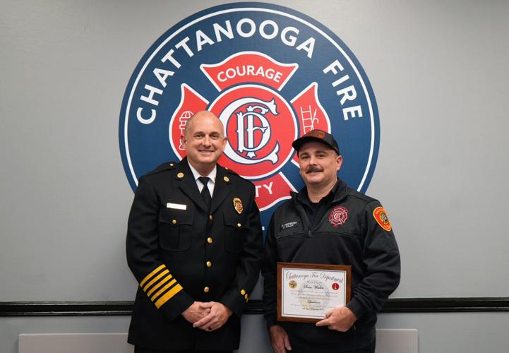 Chattanooga Fire Department honors new Lieutenant Cody Wallin | Local ...