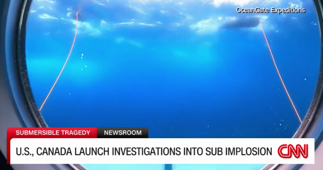 A robot is combing the sea floor for debris from the Titan submersible ...