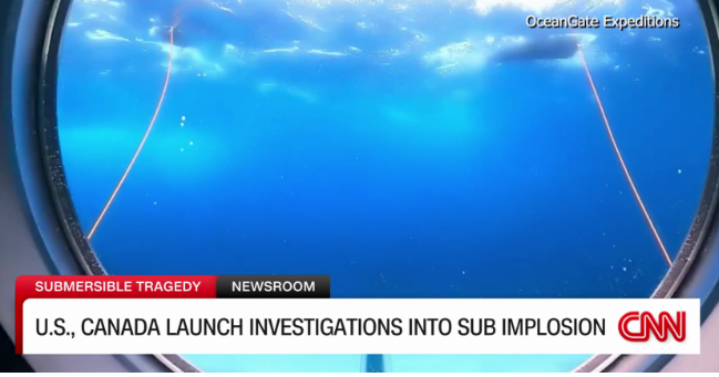 A robot is combing the sea floor for debris from the Titan submersible ...