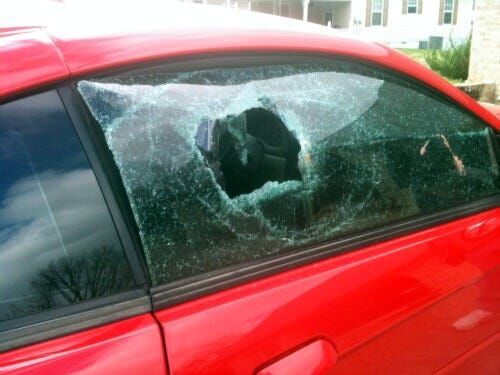 Brick thrown through a car window while driving | What's Trending ...