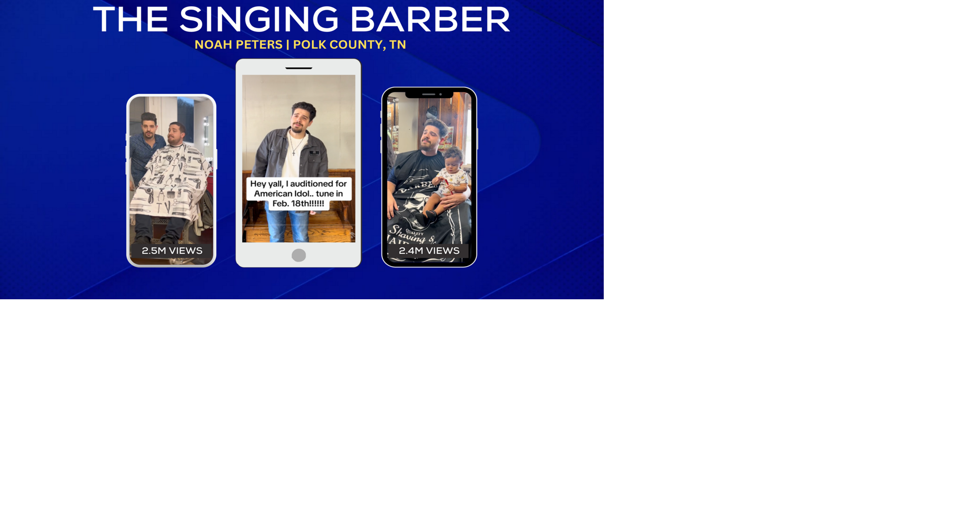 Singing Barber from Polk County uses platform for other aspiring ...