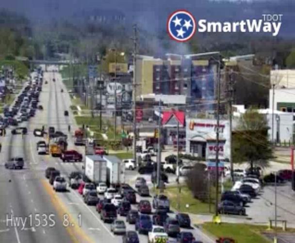 UPDATE: Highway 153 reopens at Hamill Road following fire at Smoothie ...