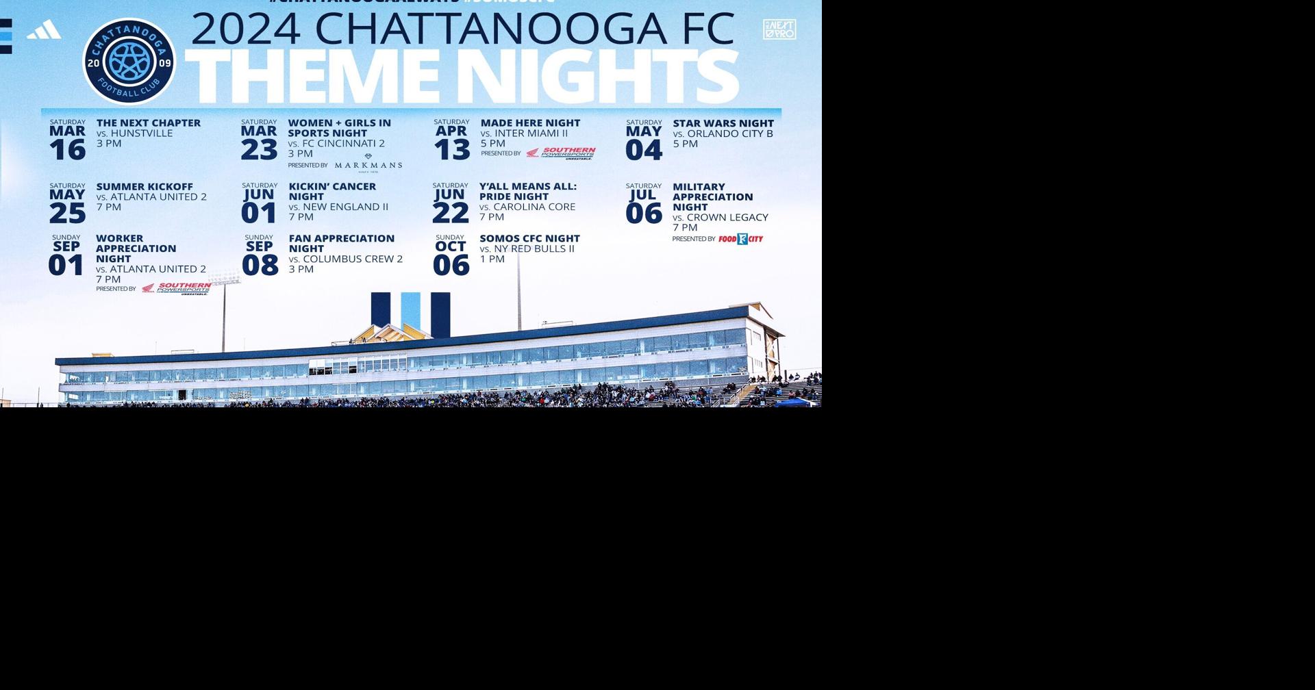 Chattanooga Football Club announces theme nights for 2024 season ...