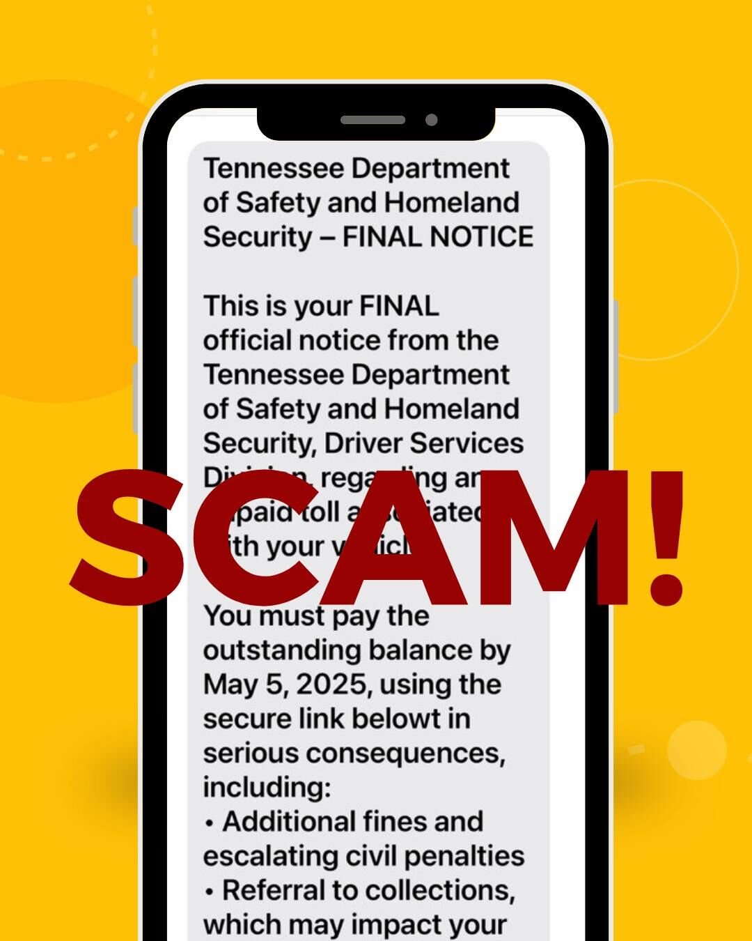 'This is your final notice:' TN Dept. of Safety warns people of toll ...