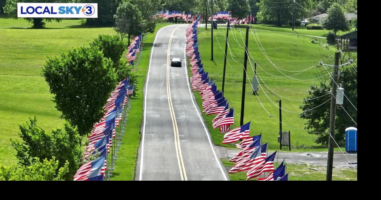 Ringgold honors service members with flags placed across the city | Sky ...