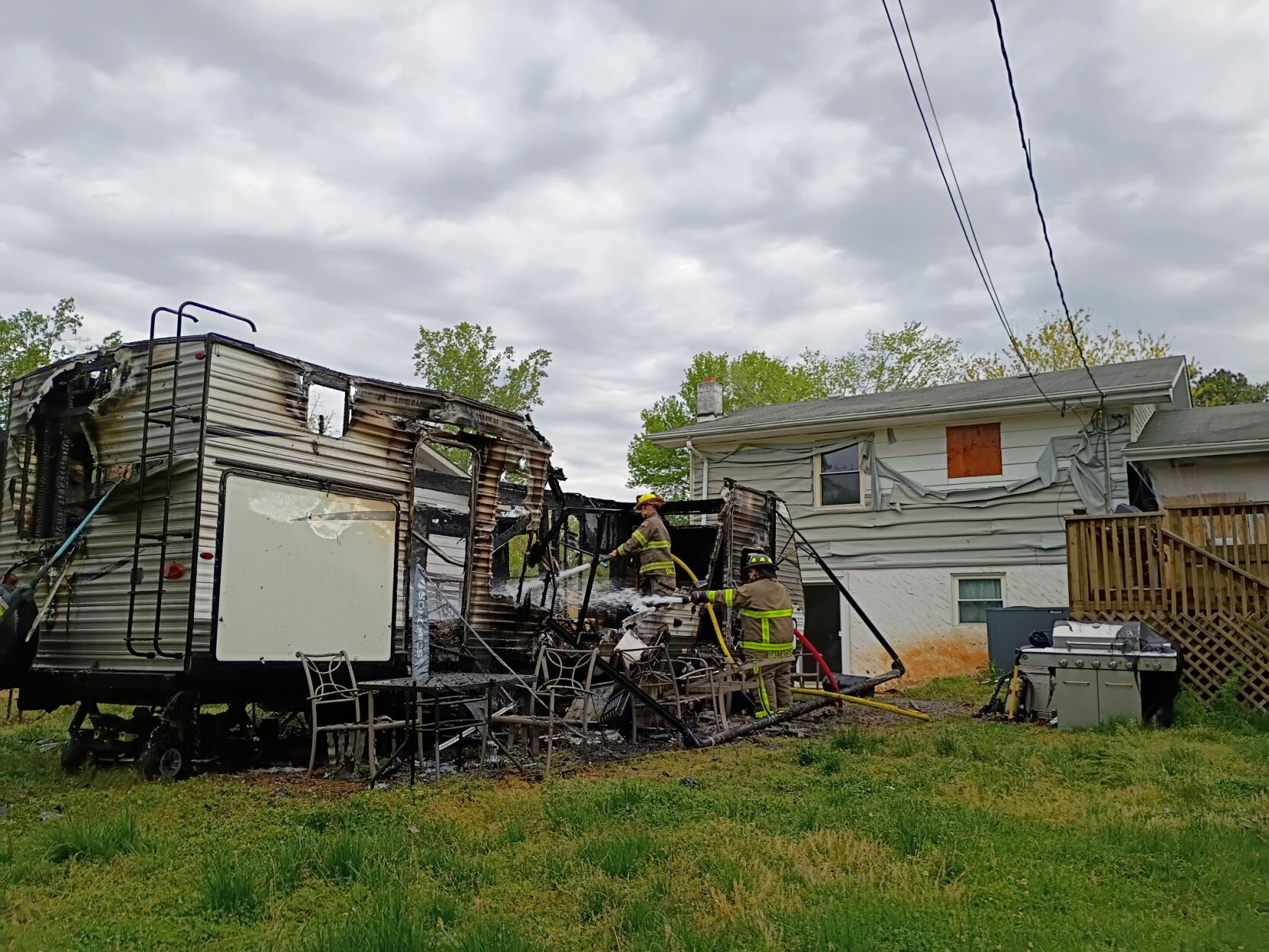 Camper Fire Explosion on Lisa Lynn Drive | Local News | local3news.com