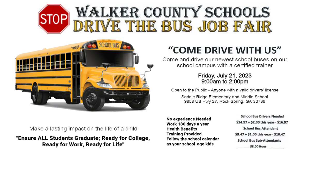 Walker Co. school bus driver job fair | Local News | local3news.com