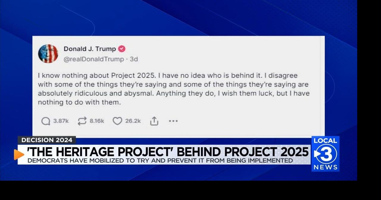 Project 2025: The Presidential Transition Project explained | Local ...