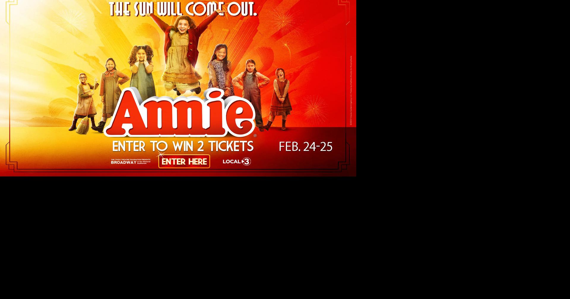 WRCB “Annie” Tickets Contest | Contests | local3news.com