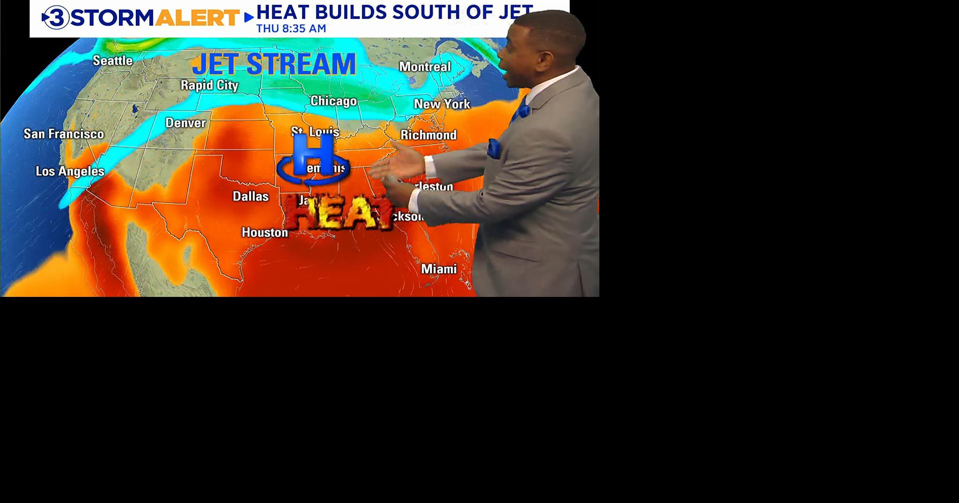 Second wave of stifling heat could bring over 100 high temperature ...